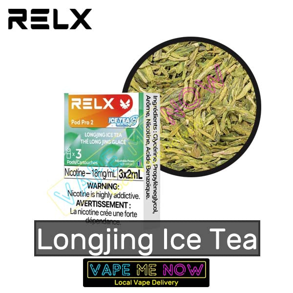 RELX - Longjing Ice Tea | 30 Minute Vancouver Vape Delivery – Vape Me Now